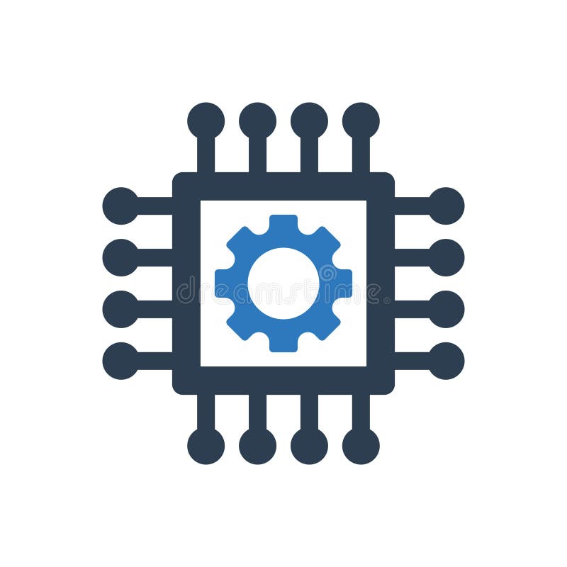Processor Icon Programming Circuit Stock Illustrations – 1,469 Processor Icon Programming ...