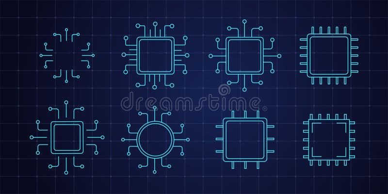 Microchip Silhouette Vector Stock Illustrations – 2,867 Microchip Silhouette Vector Stock ...