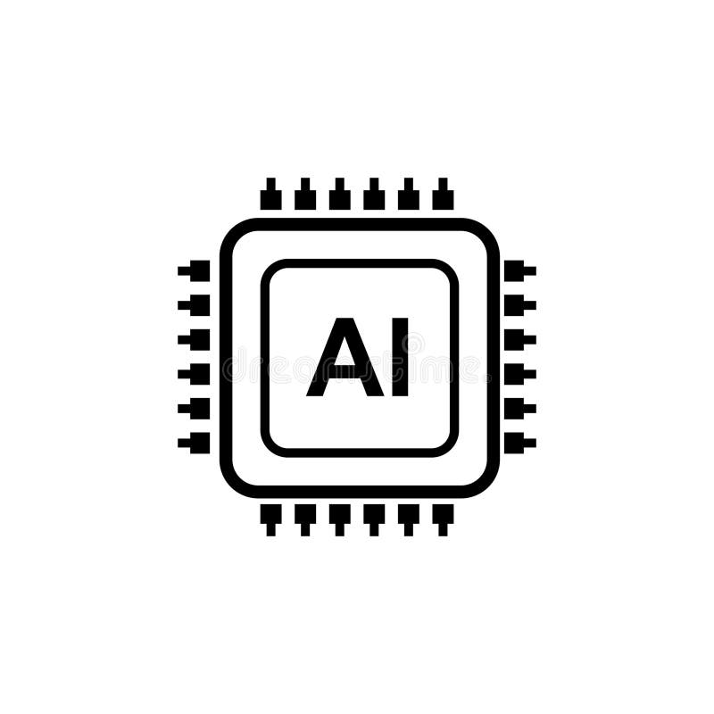 Processor logo icon stock illustration. Illustration of graphic - 274929648