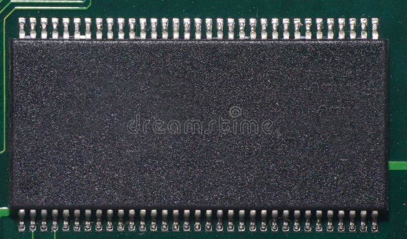 Processor microchip stock photo. Image of component, circuit - 35359878