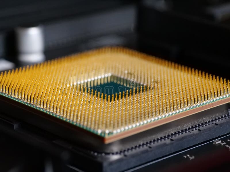 Processor of Personal Computer Stock Photo - Image of interface, jack ...