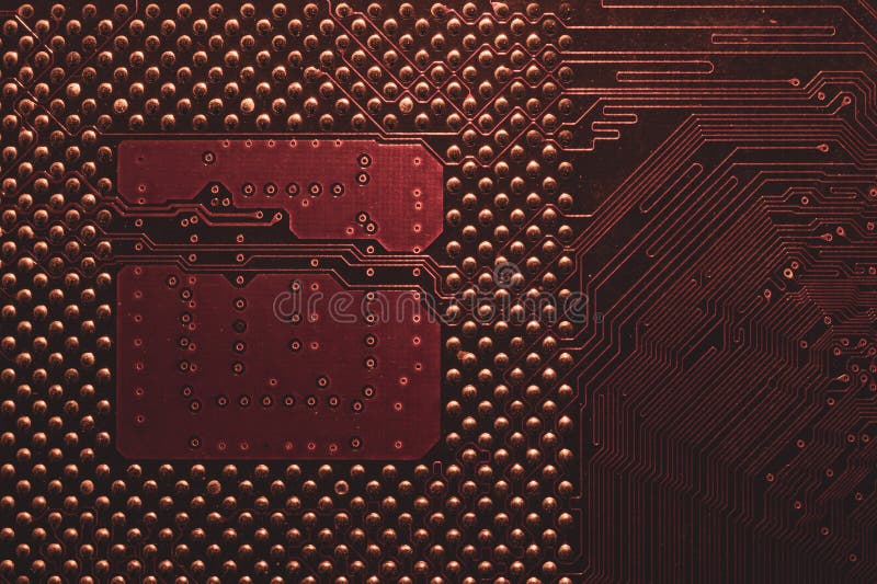 Processor Pins Macro. Computer Motherboard Close Up. Cpu Pins on a ...