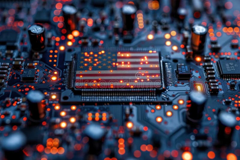 Processor Unit Representing the Global Chip War and Crisis, Featuring a ...