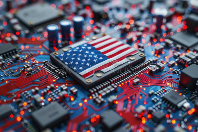 Processor Unit Representing the Global Chip War and Crisis, Featuring a ...