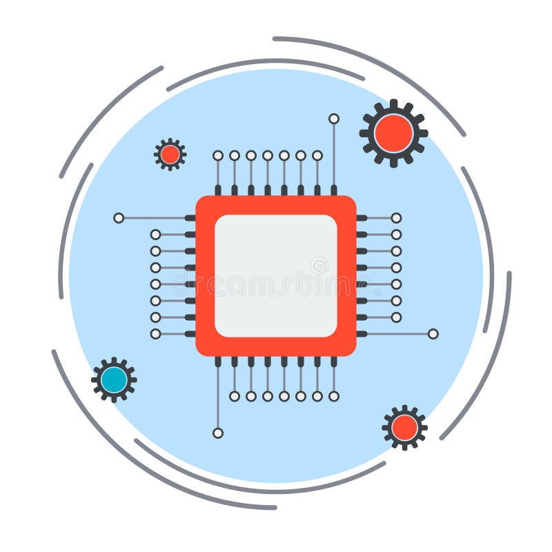 Processor CPU - Vector Logo Template for Corporate Identity. Abstract ... Processor CPU - Vector Logo Template for Corporate Identity. Abstract ...
