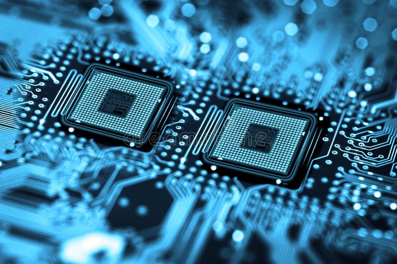 Integrated microchip stock photo. Image of processor - 30692852