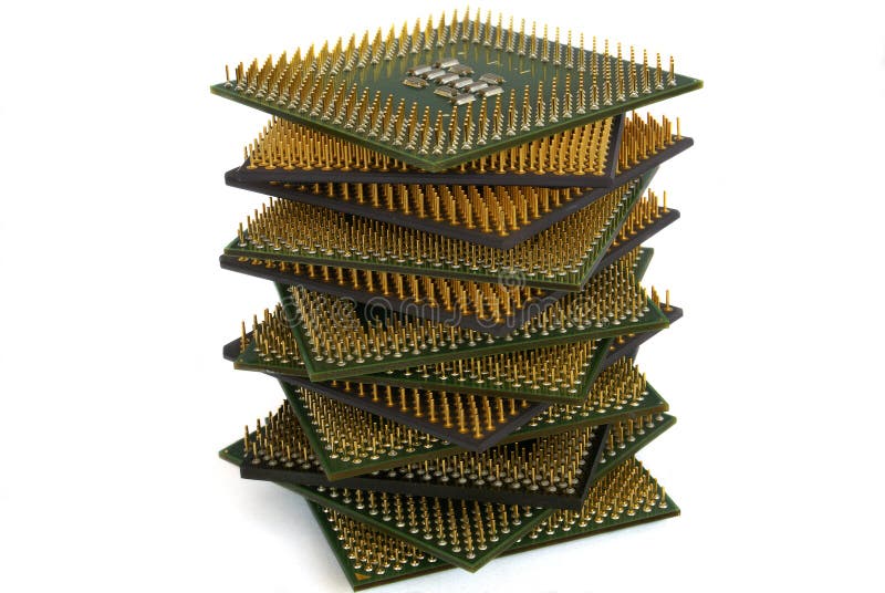 Processors stock photo. Image of integrated, central, hardware - 4724602