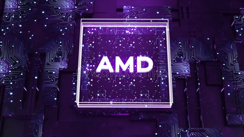 Processors Graphics, Digital Data of Network Technology, CPU Processing ...