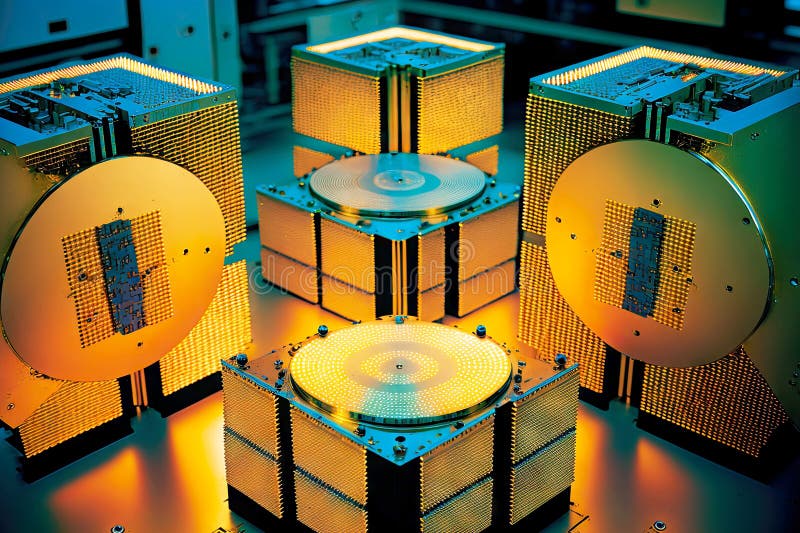 Processors in Technology Laboratory Wafer Semiconductor Manufacturing ...