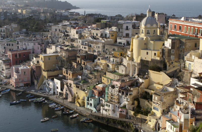 Procida stock image. Image of holidays, water, isle, blue - 13549111