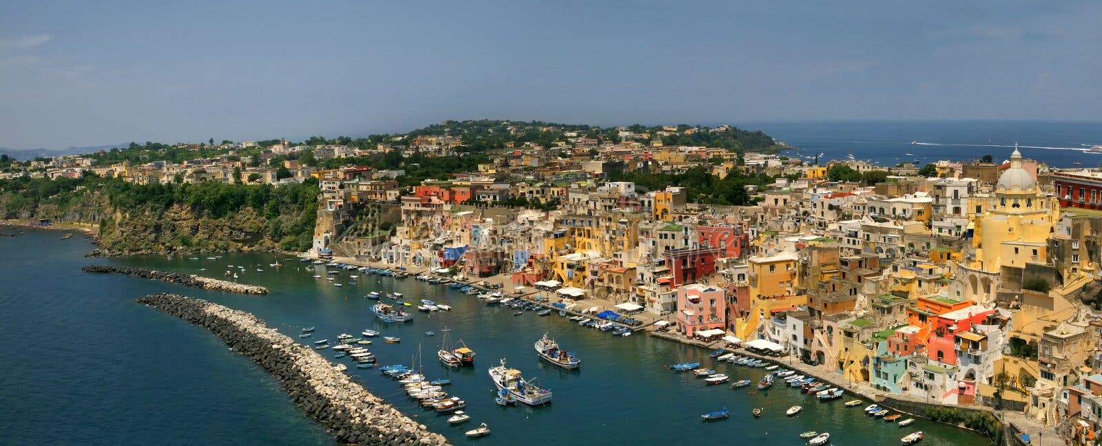 Procida, Naples, Italy stock photo. Image of ship, holiday - 20781152