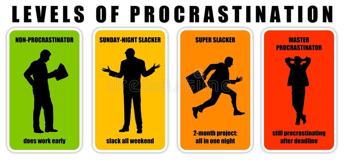 Procrastination Stock Illustrations – 8,053 Procrastination Stock ...