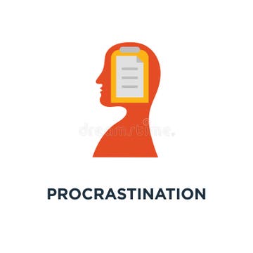 Procrastination Symbol Stock Illustrations – 1,032 Procrastination ...