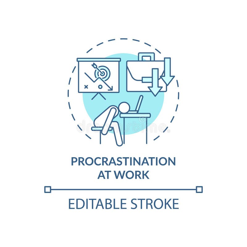 Prevention of Procrastination Blank Template Vector Stock Vector ...