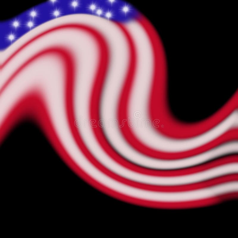 Acrylic art US flag stock illustration. Illustration of acrylic - 145880882