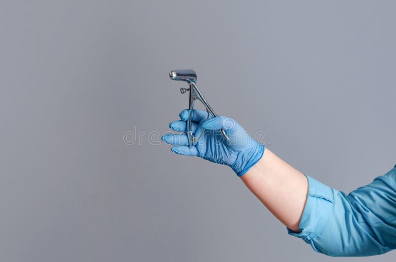 Proctological Tools for Examination of the Patient in the Hands of a ...
