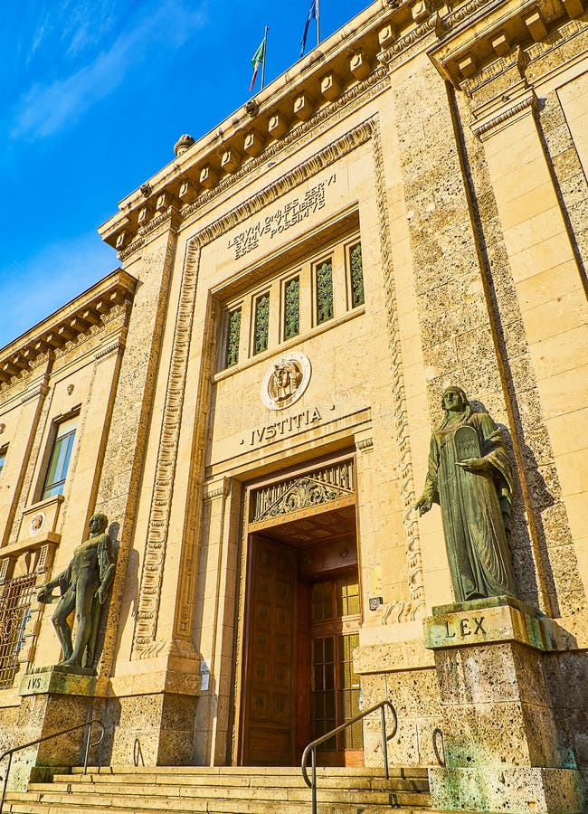 Procura Della Repubblica, Justice Palace of Bergamo, Lombardy, Italy ... Procura Della Repubblica, Justice Palace of Bergamo, Lombardy, Italy ...