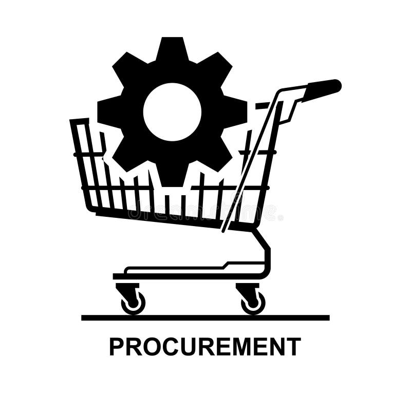 Procurement Icon Isolated on Background Stock Vector - Illustration of ...