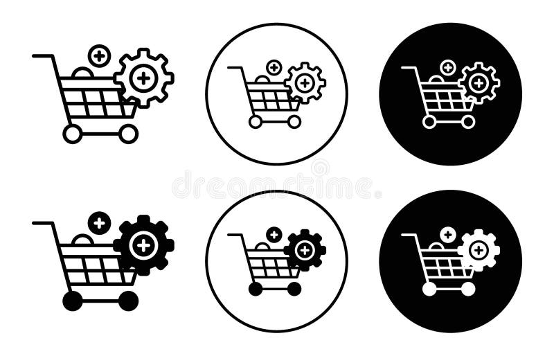 Procurement Icon Outline Flat Icon Stock Vector - Illustration of ...