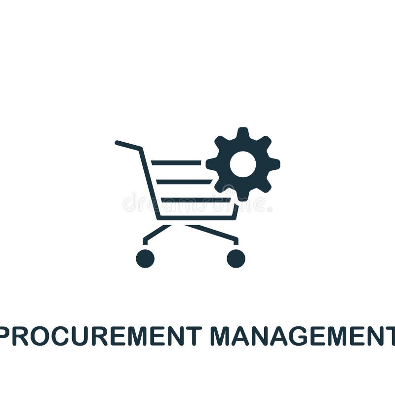 Procurement Management Icon. Monochrome Simple Product Management Icon ...