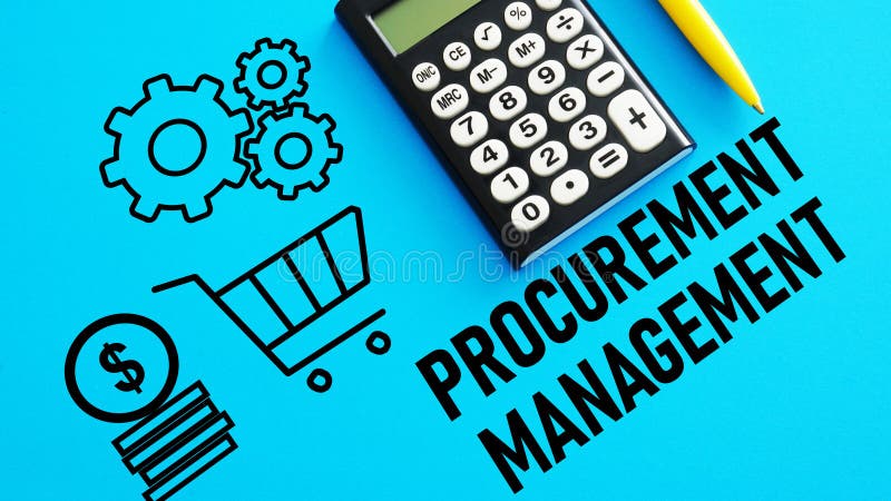 Procurement Management is Shown Using the Text and Picture of the Shop ...