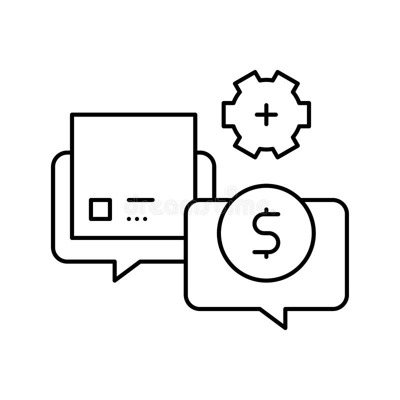 Procurement Process Line Icon Vector Illustration Stock Vector ...