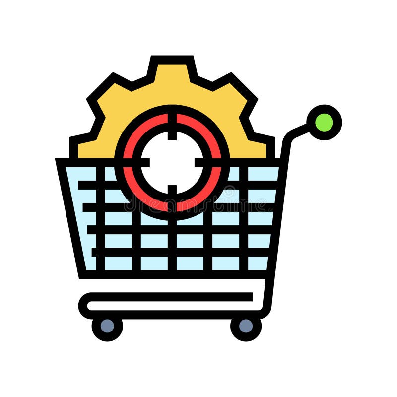 Procurement Strategy Logistic Manager Color Icon Vector Illustration ...