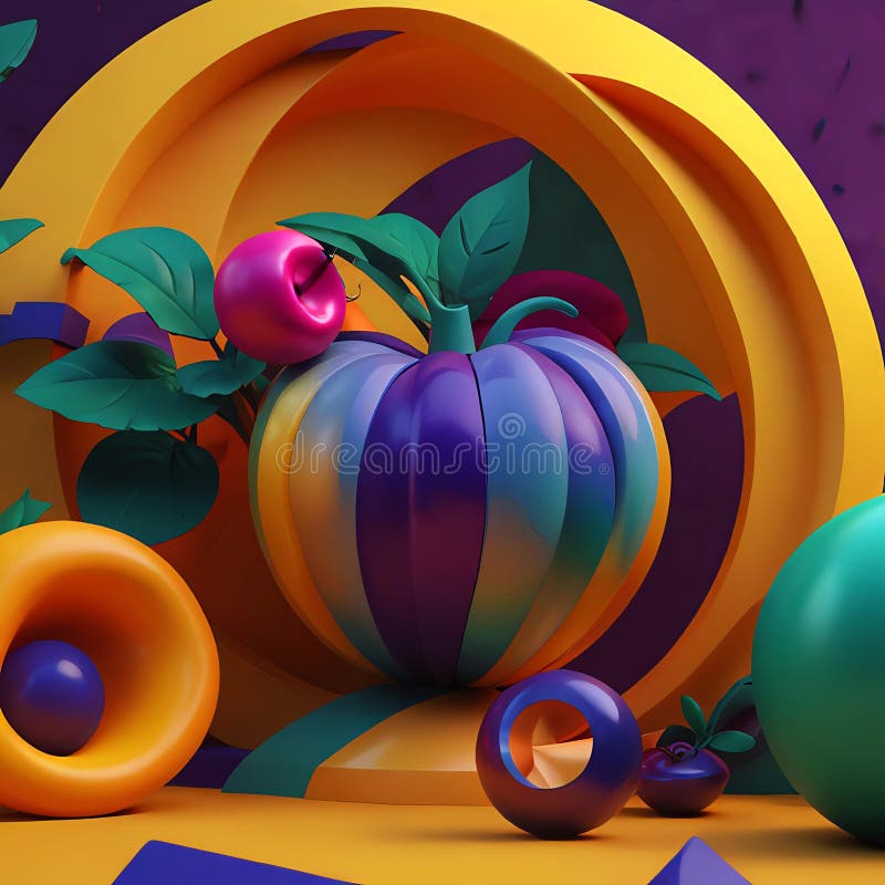 "Produce a 3D Abstract Background with a Combination of Sharp Stock ...