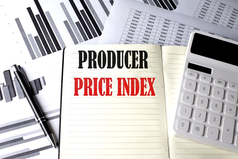 PRODUCER PRICE INDEX Text Written on a Notebook on Chart and Diagram ...