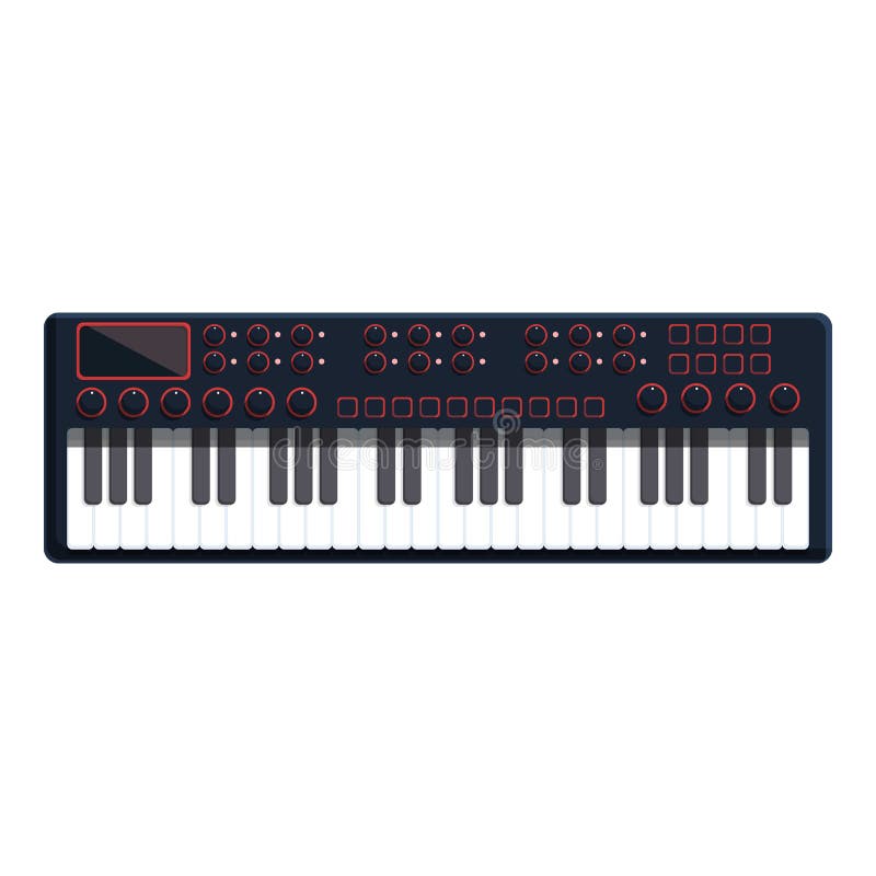 Producer Synthesizer Icon Cartoon Vector. Dj Keyboard Stock Vector ...