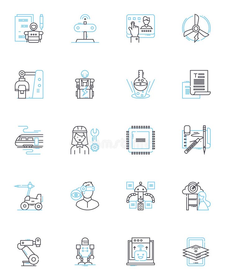 Product Analytics Linear Icons Set. Insights, Metrics, Data ...