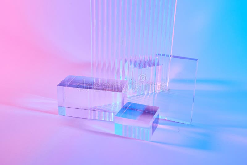 Product Background Podium Glass Display Background, Transparent Glass ...