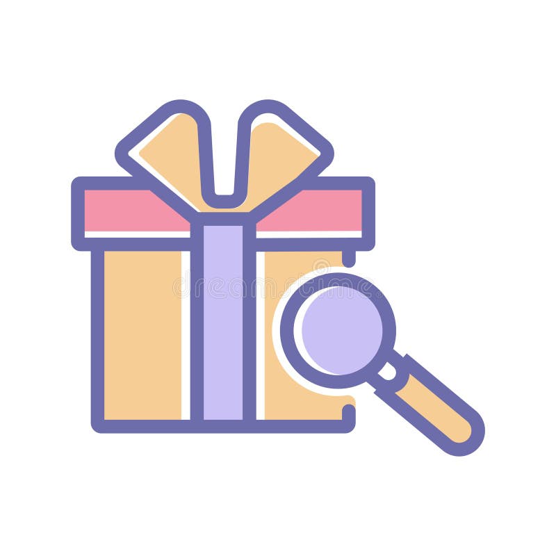 Product Box Icon. Perfect Icon with Product Box and Search Symbol ...