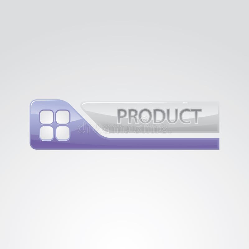 Product Button. Vector Illustration Decorative Design Stock Vector ...