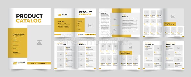 Product Catalog Template or Multipurpose Catalog Template Stock Vector ...