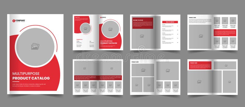 Product Catalog Template and Product Showcase Catalogue Design Template ...