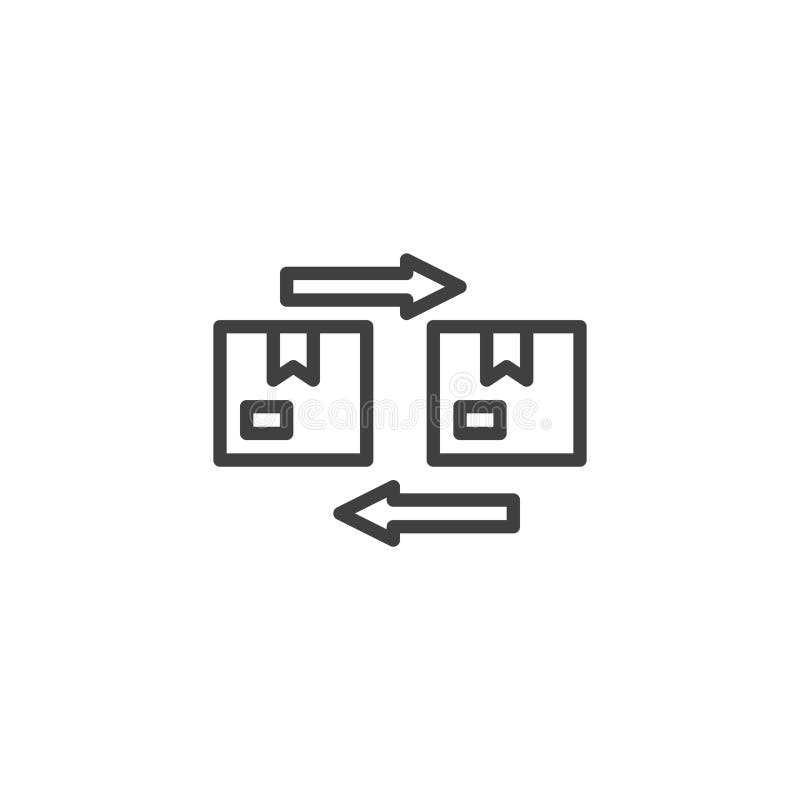 Product Comparison Line Icon Stock Illustration - Illustration of ...