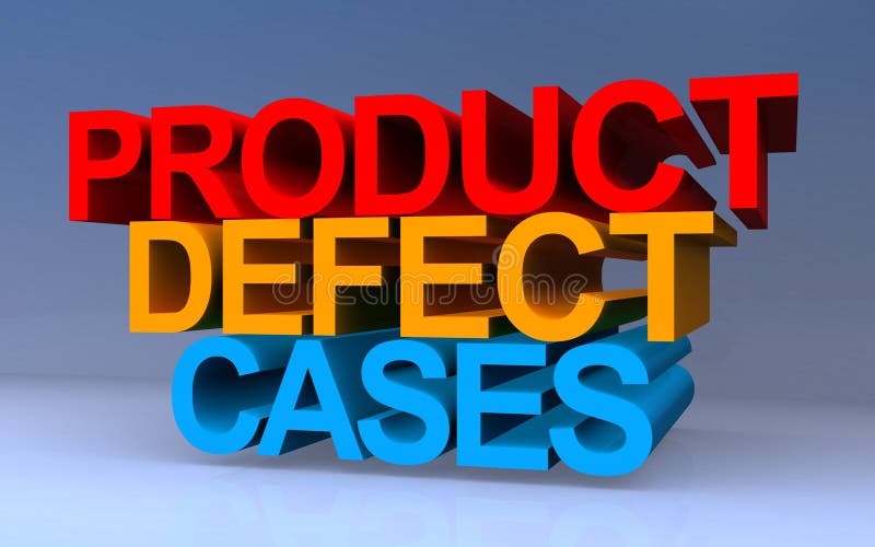 Product Defect Cases on Blue Stock Illustration - Illustration of ...