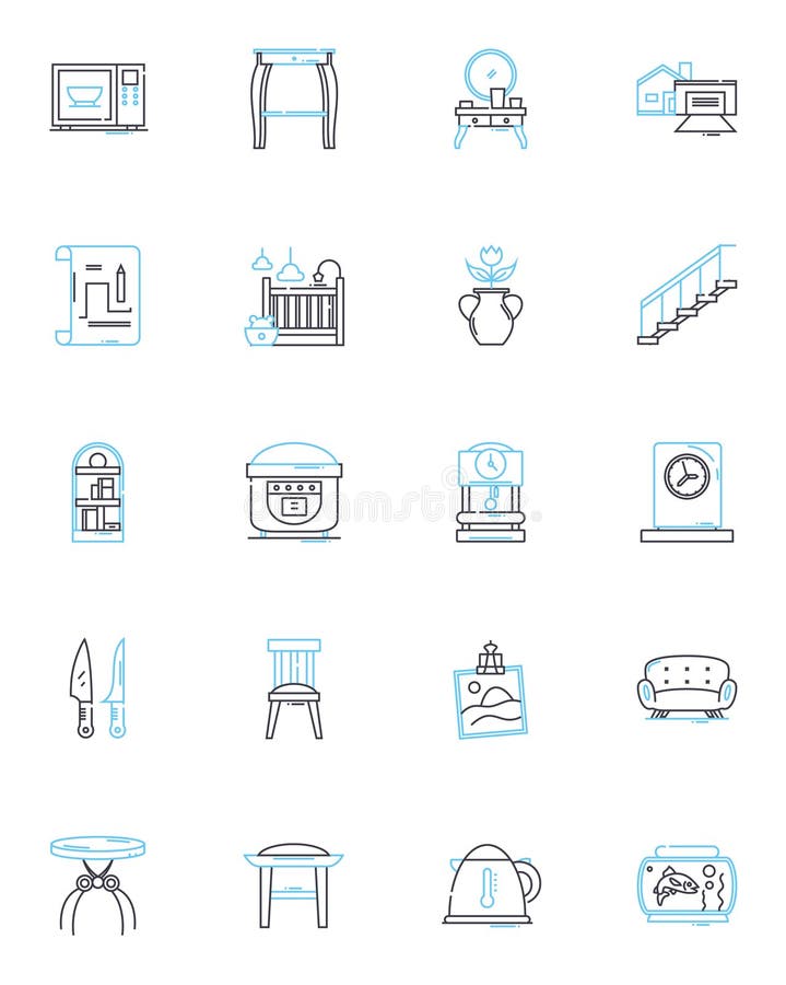 Product Design Linear Icons Set. Innovation, Aesthetics, User-friendly ...