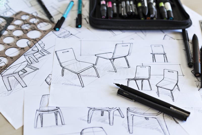 Product Design Sketching with Pens Pencils and Drawing Instruments ...