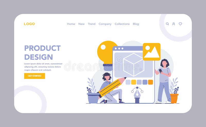 Product Development Concept. Flat Vector Illustration. Stock Vector ...