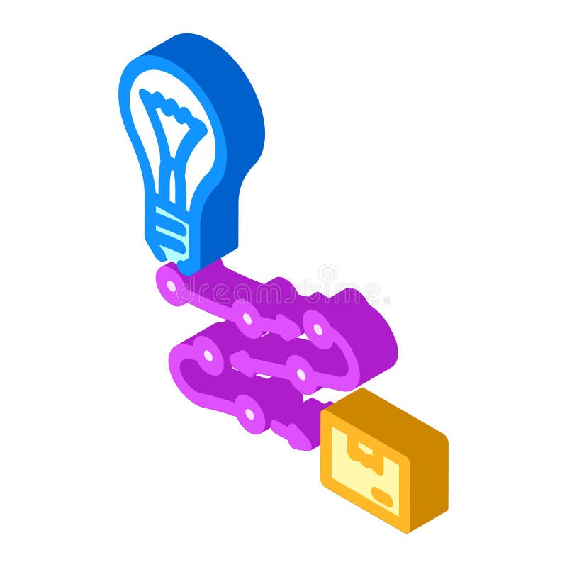 Product Development Business Process Isometric Icon Vector Illustration ...