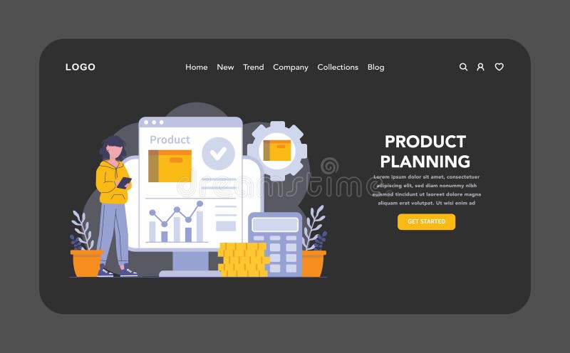 Product Development Concept. Flat Vector Stock Vector - Illustration of ...