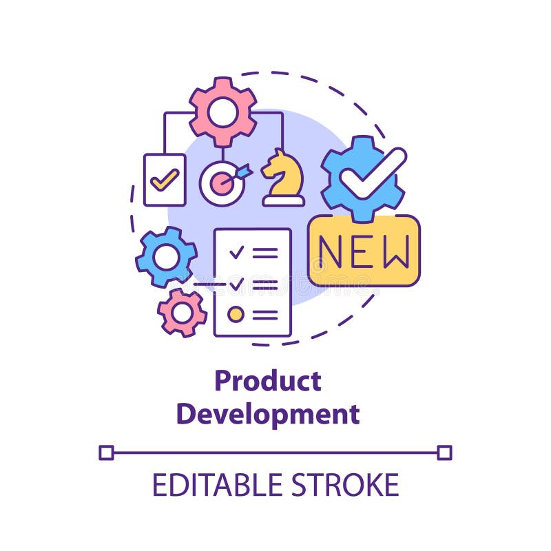 Product Development Concept Icon Stock Vector - Illustration of ...