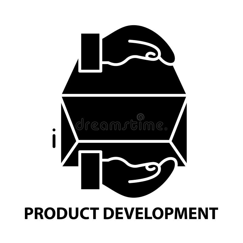 Product Development Icon, Black Vector Sign with Editable Strokes ...