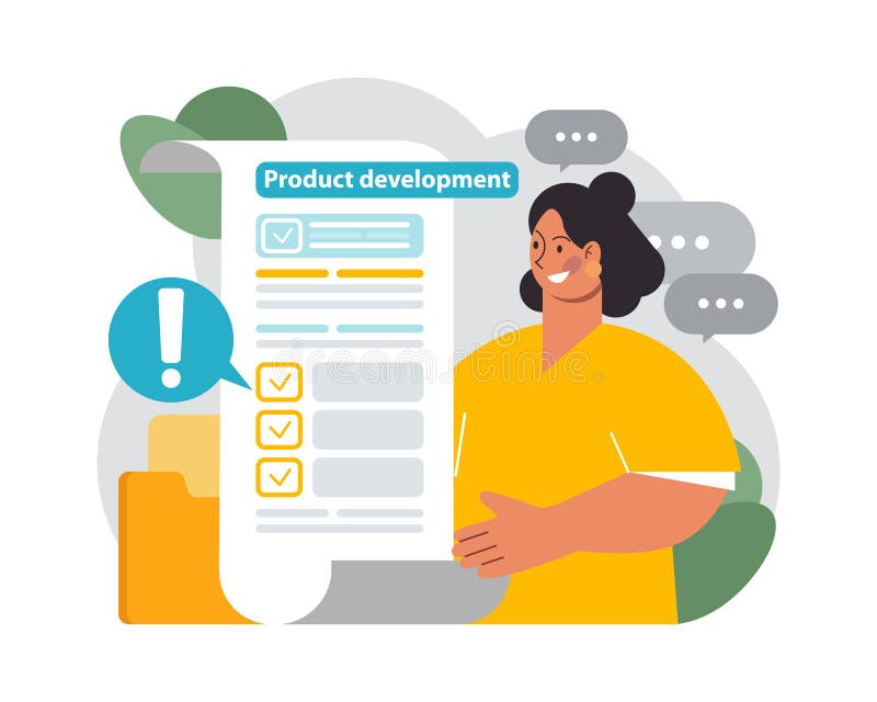 Product Development. New Brand or Start Up Launch Stages Stock Vector ...