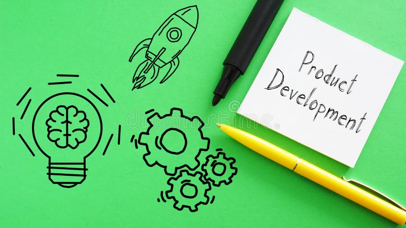 Product Development is Shown Using the Text Stock Image - Image of idea ...