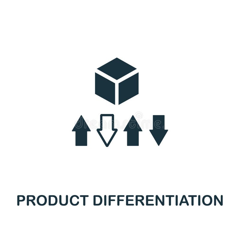 Product Differentiation Icon. Creative Element Design from Content ...