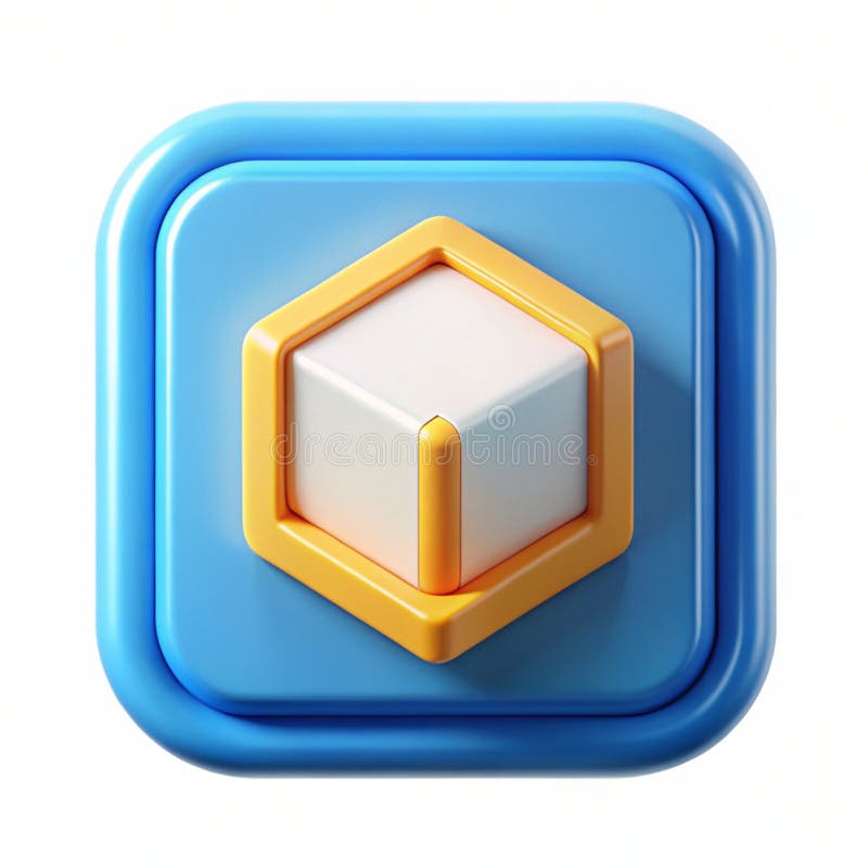 Product Dimension 3D Icon Illustration Stock Illustration ...