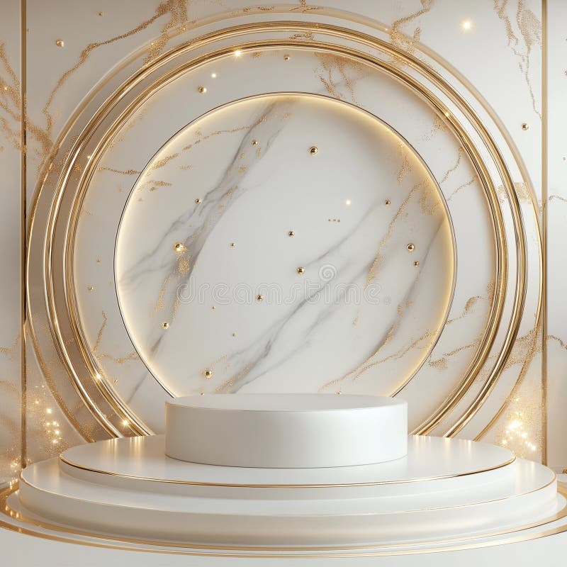 Product Display Stand with Background, Luxury Style Stock Image - Image ...